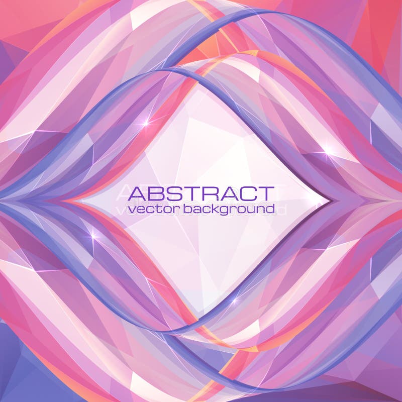 Violet Abstract Vector Frame Stock Vector - Illustration of green ...