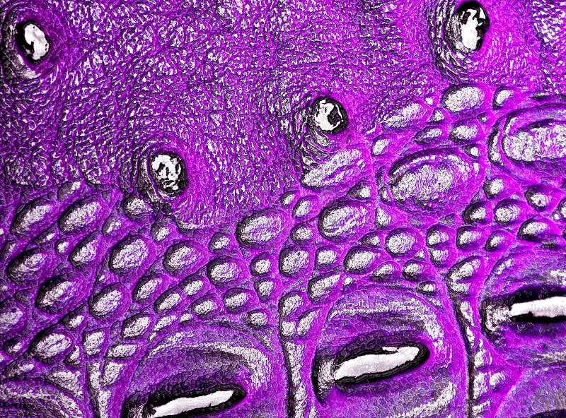 Purple Alligator Patterned Background Stock Image - Image of print ...