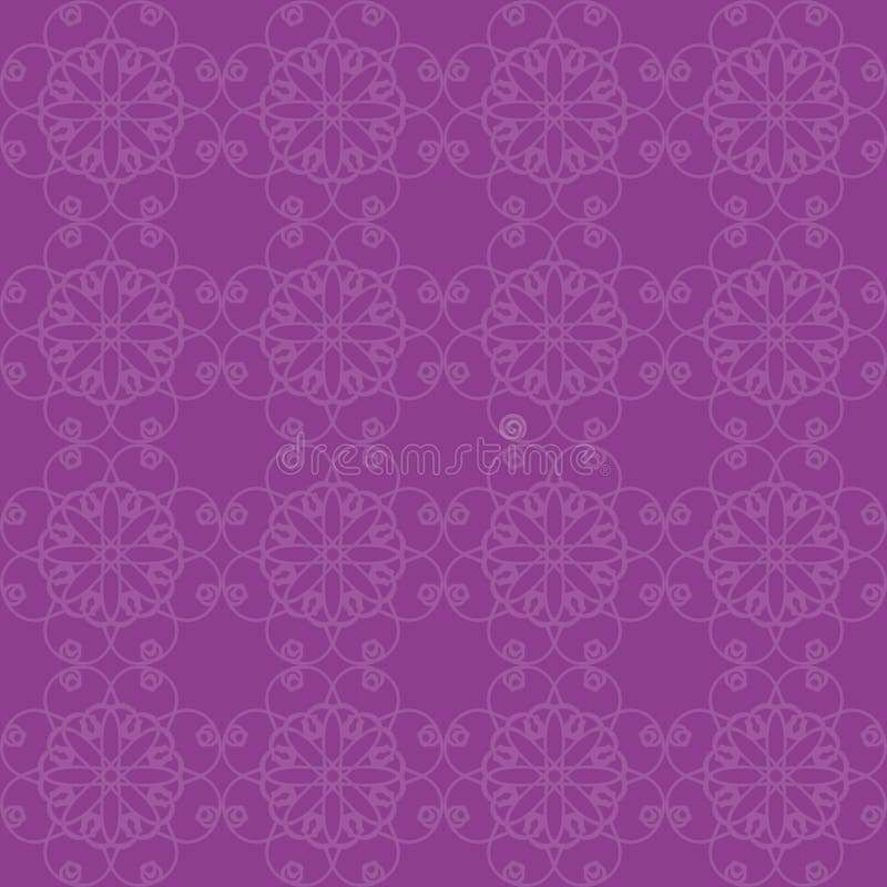 Violet Background with Flowers Stock Vector - Illustration of wallpaper ...