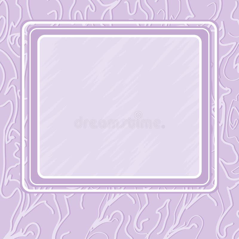 Violet Background with Frame Stock Vector - Illustration of label ...