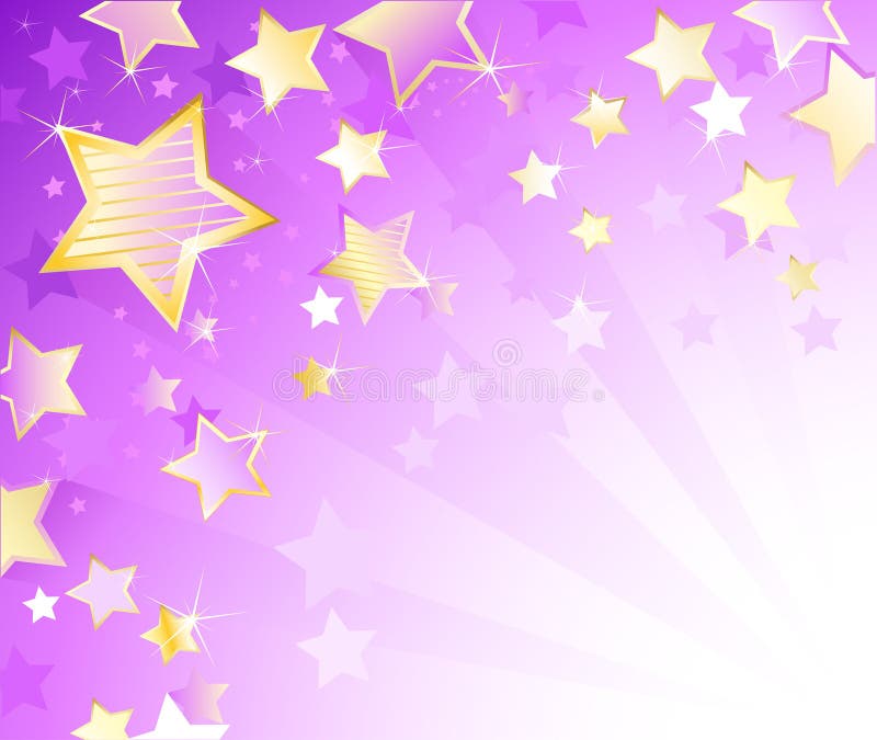 Violet Background with Stars Stock Vector - Illustration of symbol ...