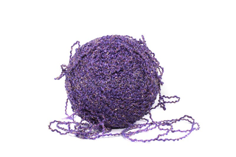Violet ball stock image. Image of wool, clothing, woven - 12086617