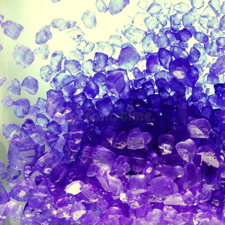 Violet bath salt stock image. Image of health, bath, green - 18173533