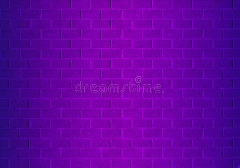 Violet and Blue Gradient Brick Wall. Halloween Background Stock ...