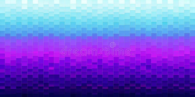 Violet and Blue Pixelated Gradient Creative AI Stock Illustration ...