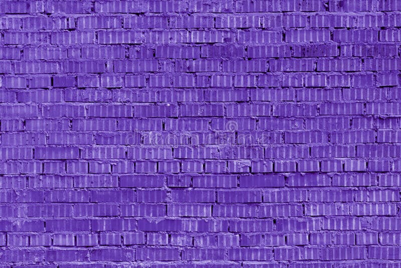Violet Brick Building Wall. Interior of a Modern Loft Stock Image ...