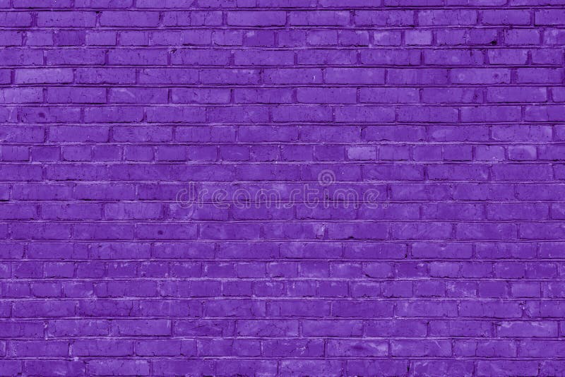 Violet Brick Building Wall. Interior of a Modern Loft Stock Photo ...