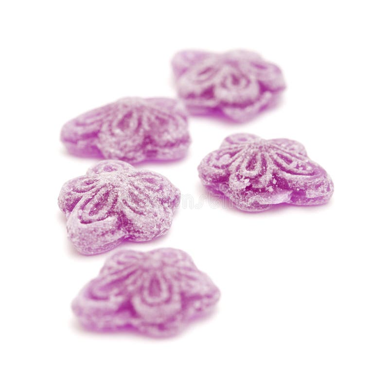 Violet candy of Madrid stock image. Image of artesanal - 110290091