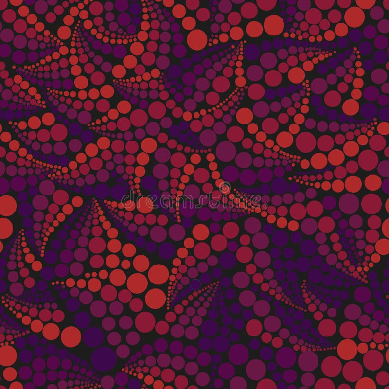 Violet Circles Seamless Pattern Stock Vector - Illustration of contour ...