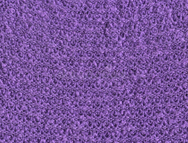 Violet Cloth Backdrop with Textured Effect. Knitted Natural Textile ...