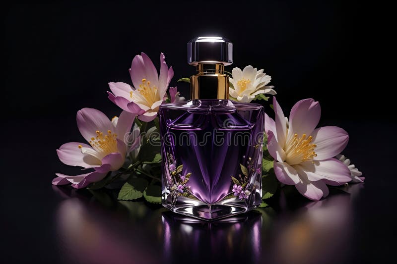 Violet cologne stock illustration. Illustration of lavender - 283585159