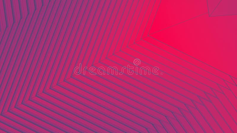 Violet Colored Abstract Background of Lines. 3d Rendering Loop ...