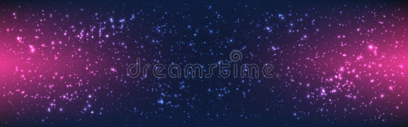 Violet Cosmos. Universe Background Wide. Beautiful Deep Space. Infinity ...