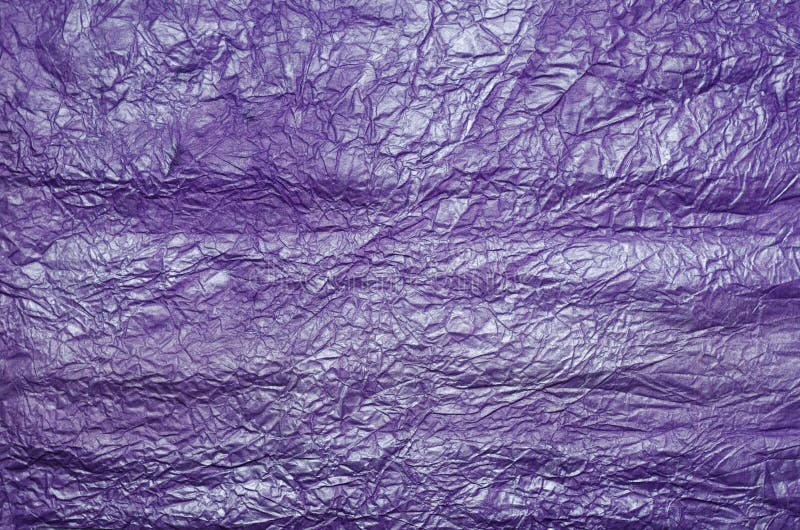 Violet Crumpled Wrapping Paper. Space for Design Stock Photo - Image of ...
