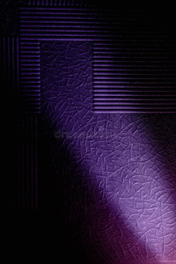 Violet Diagonal Ray of Light on a Background with a Diverse Pattern ...