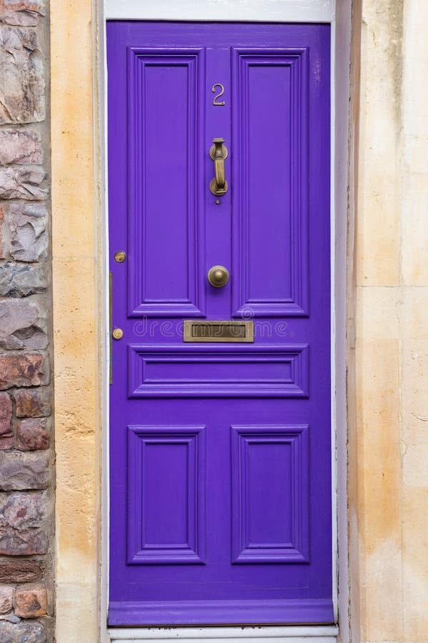 Violet doors stock photo. Image of locks, home, shut - 47984450