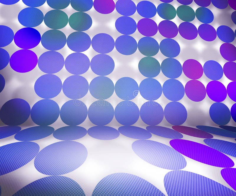 Violet Dots Stage Background Stock Illustration - Illustration of light ...