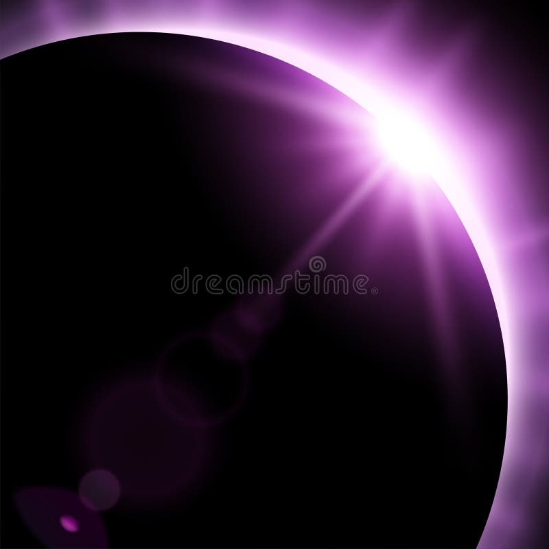 Violet Eclipse, Suitable for Product Advertising, Natural Events ...