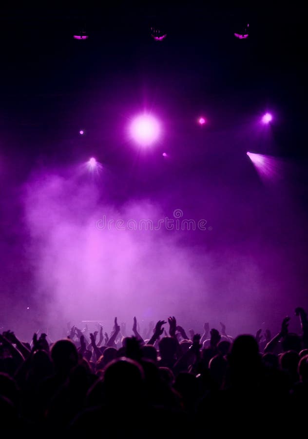 Violet fans stock photo. Image of cheering, entertainment - 5505026