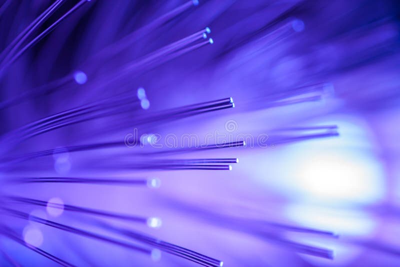 Optical Fibers stock image. Image of glowing, cable, technology - 1257381