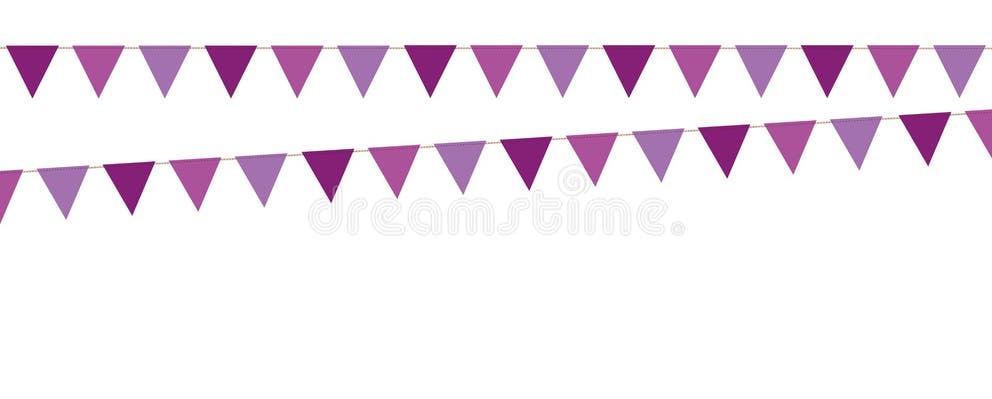 Violet Flag Collection Isolated on White Backgound Stock Vector ...