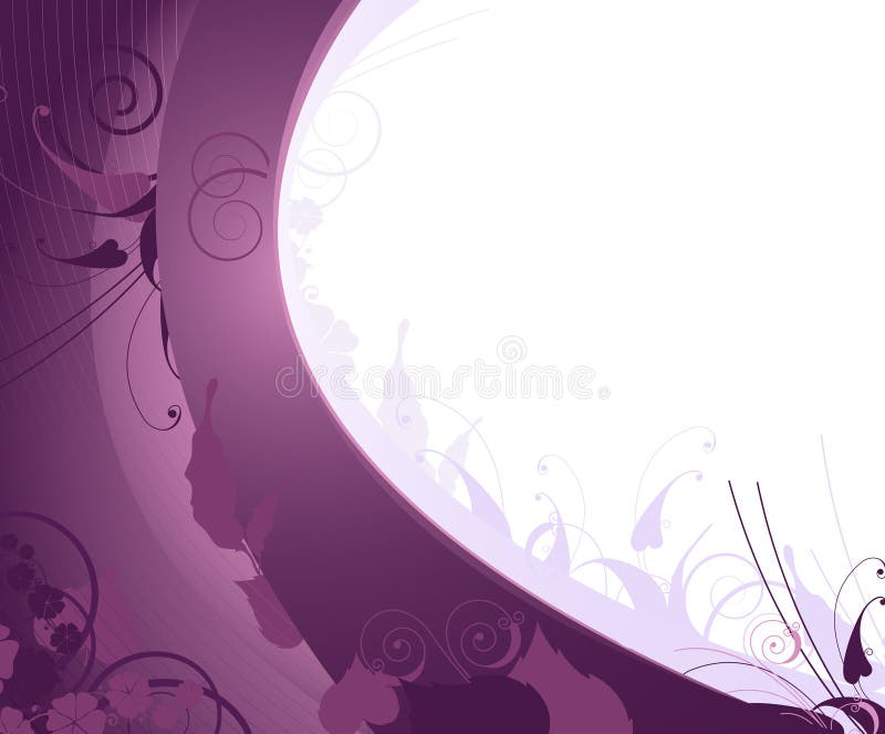 Romantic Violet Scrapbook Background Stock Illustration - Illustration ...