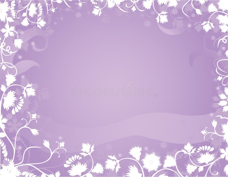 Violet floral frame stock vector. Illustration of garden - 13119049
