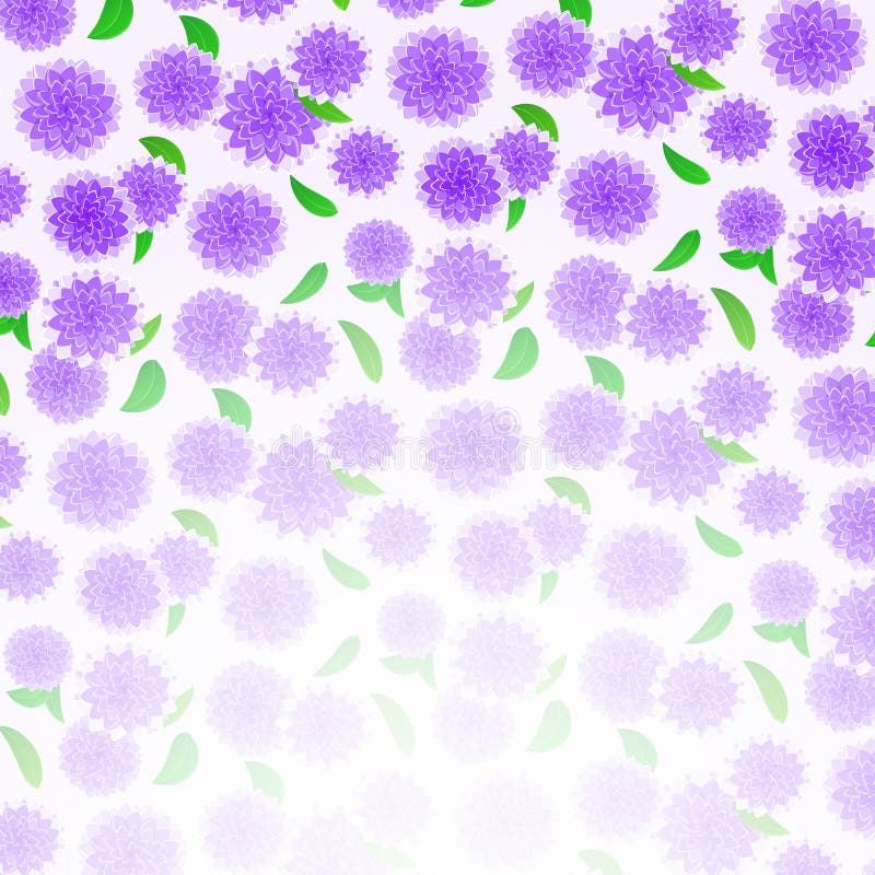 Violet Flower Invitation Card Stock Vector - Illustration of message ...