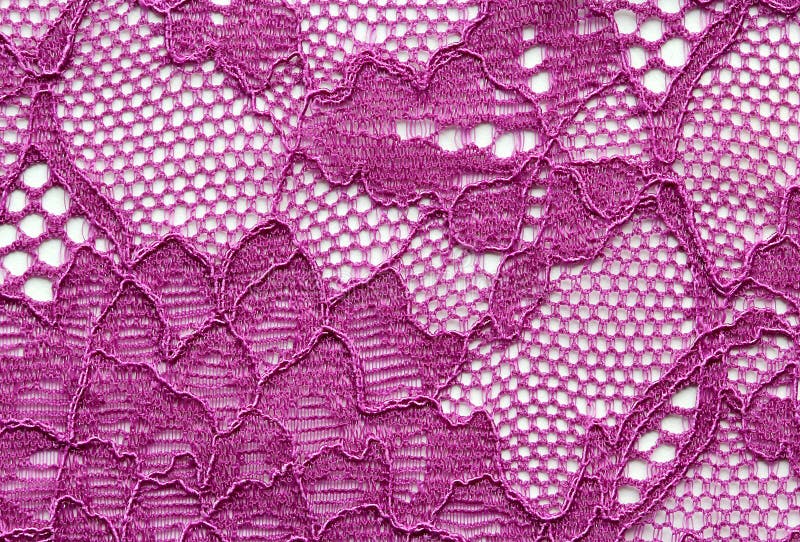 Violet Flowers Lace Material Texture Macro Shot Stock Image - Image of ...