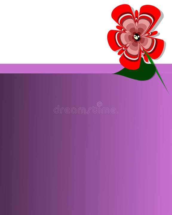 Violet Frame Card Background Stock Illustration - Illustration of ...