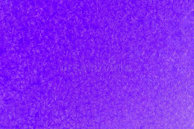 Violet Frost on a Glass Background. Stock Photo - Image of reflection ...