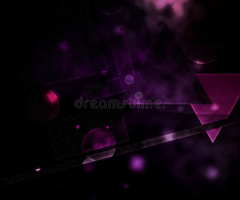Violet Futuristic Background Stock Illustration - Illustration of ...