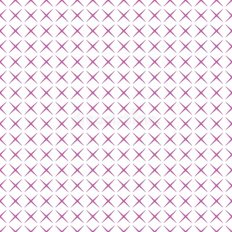 Violet Geometric Cross Stars Stripe Grid Seamless Vector Texture ...