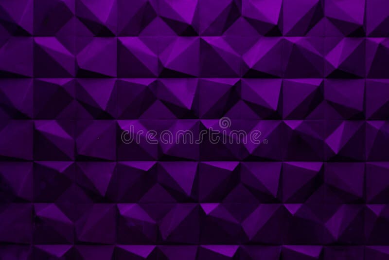 Violet Geometric 3d Patterned Textured Background Stock Image - Image ...
