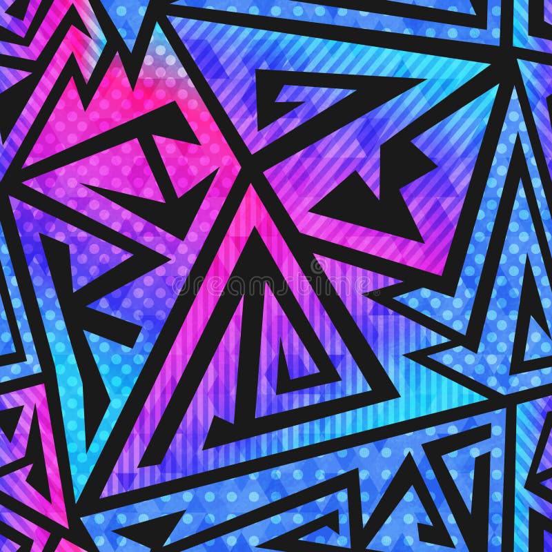 3D Violet Geometric Abstract Background for Futuristic Designs Stock ...