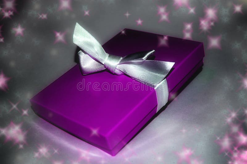 Violet Gift stock photo. Image of romance, gift, giving - 1942358