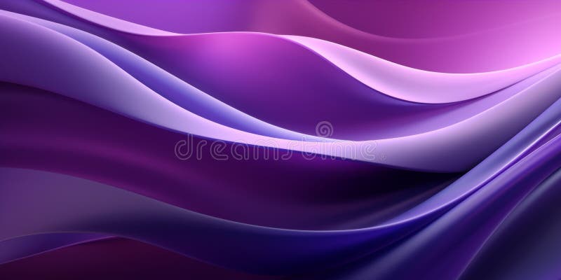 Violet Glossy Surface Creative Abstract Wavy Texture. Stock ...