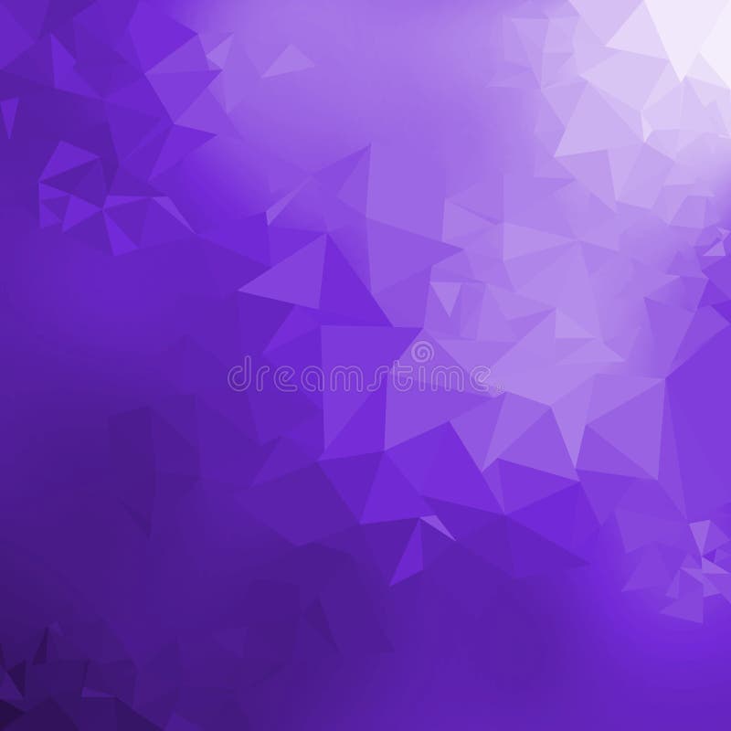 Violet Gradient Low Poly Triangles Shape Abstract Background ...