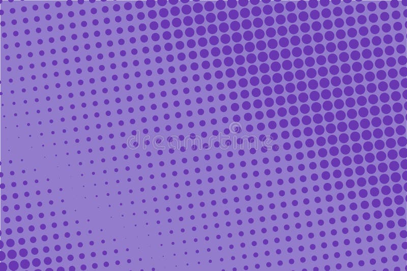Violet Halftone Pattern. Digital Gradient. Abstract Futuristic Panel ...