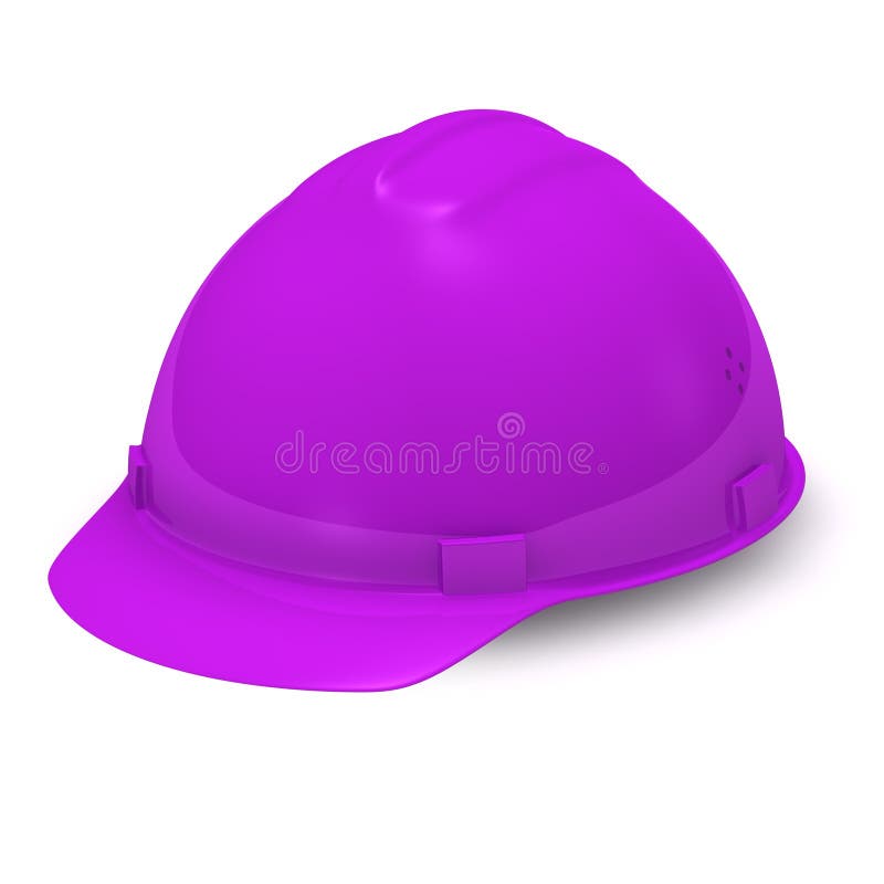 Violet helmet stock illustration. Illustration of sign - 41372642
