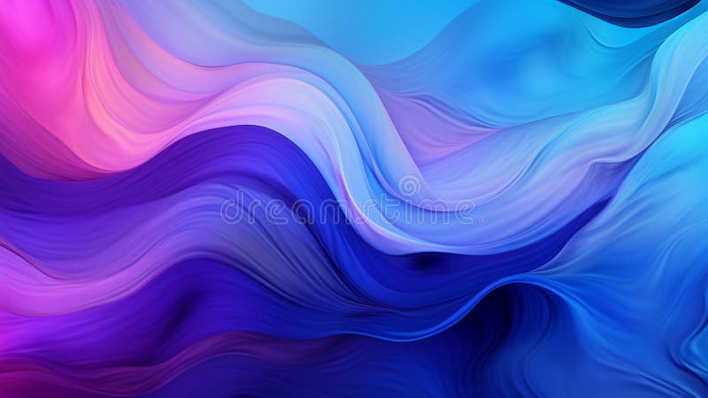 Violet and Indigo Fluid Color Waves Abstract Pattern Designs Stock ...