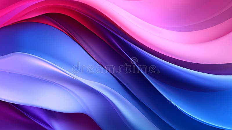Violet and Indigo Fluid Color Waves Abstract Pattern Designs Stock ...