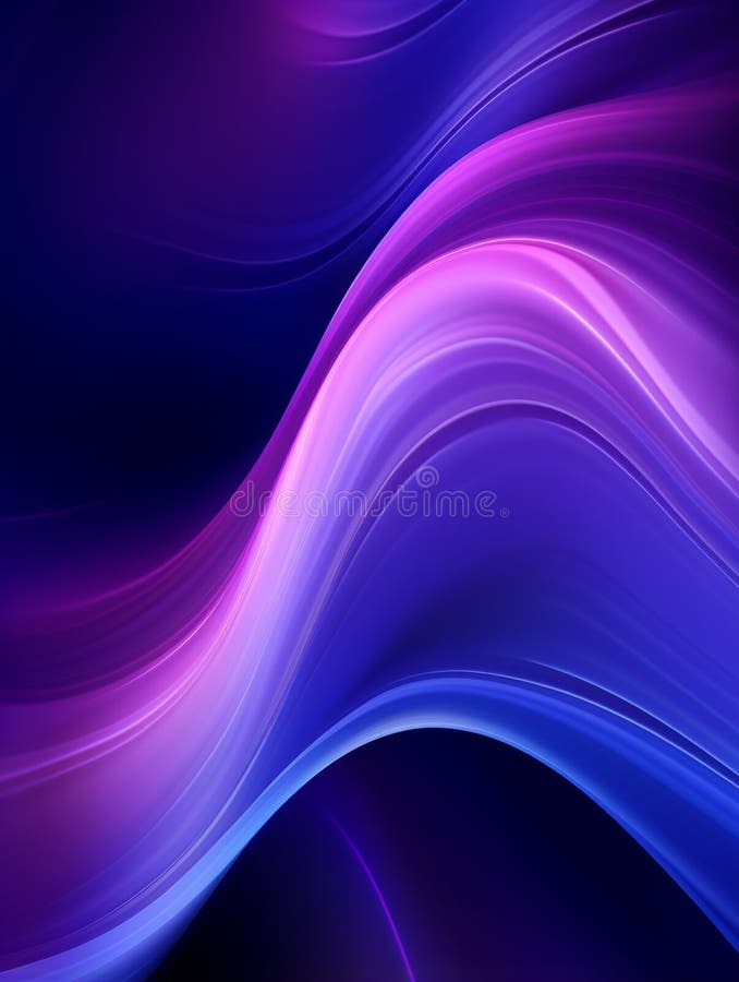 Violet LED Creative Abstract Wavy Texture. Stock Illustration ...