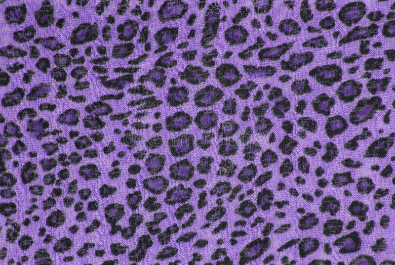 Purple Animal Print Fabric