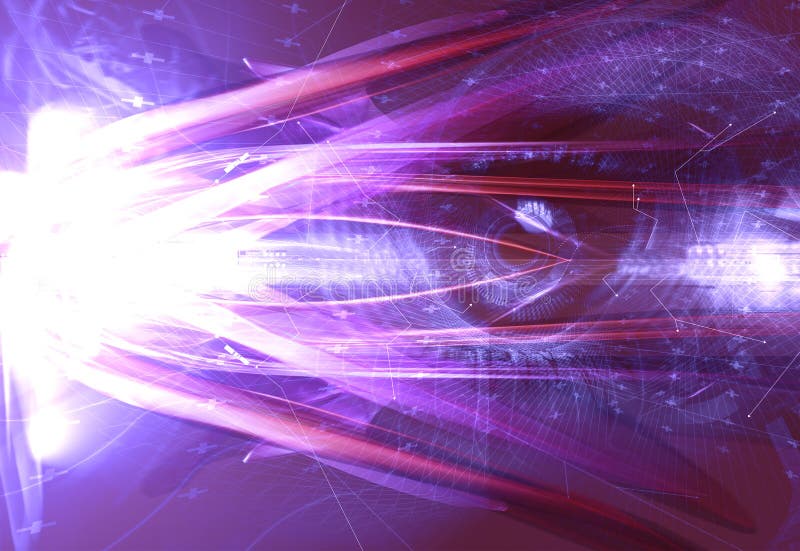 Violet light stock illustration. Illustration of generated - 4409703