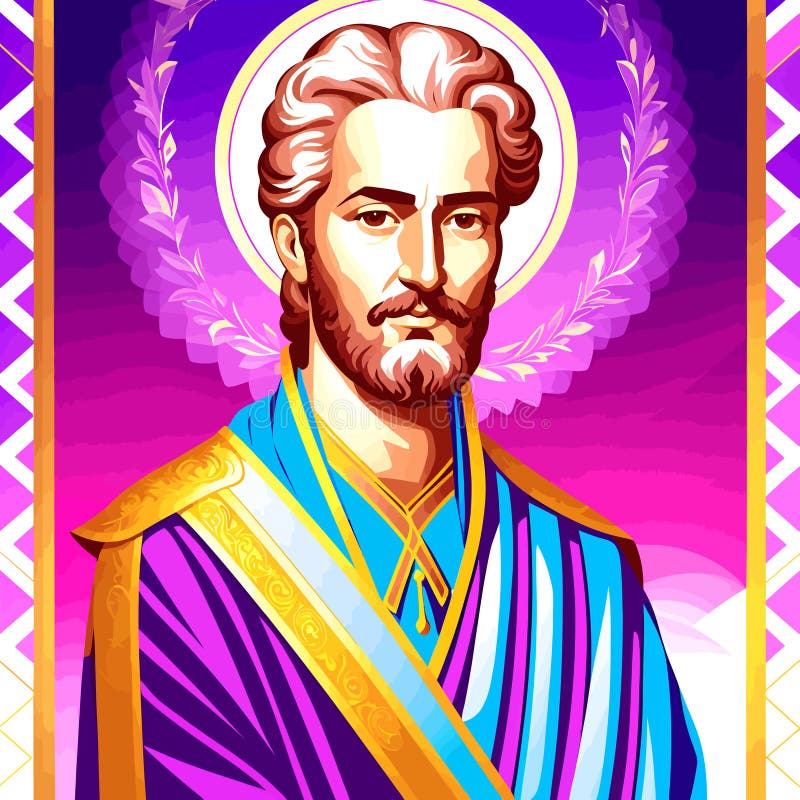 Violet Light Glow Flame St Germain Illustration Holy Stock Illustration ...