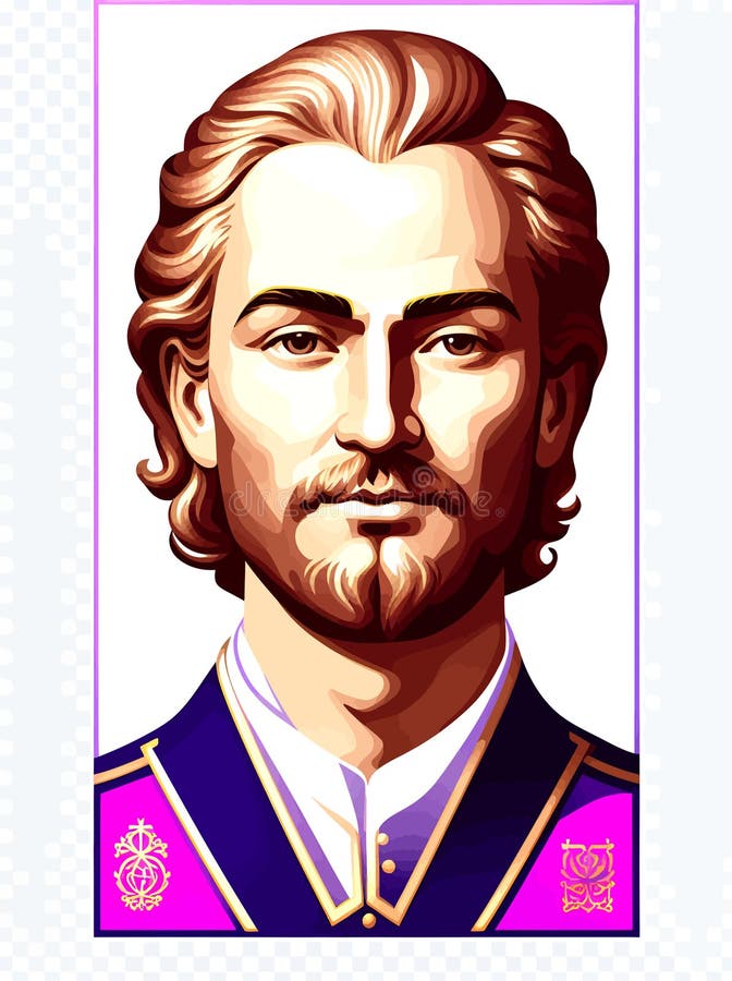 Violet Light Glow Flame St Germain Illustration Holy Stock Illustration ...