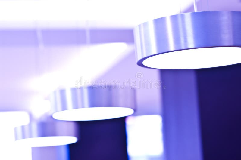 Violet lights stock photo. Image of electricity, interior - 9657738