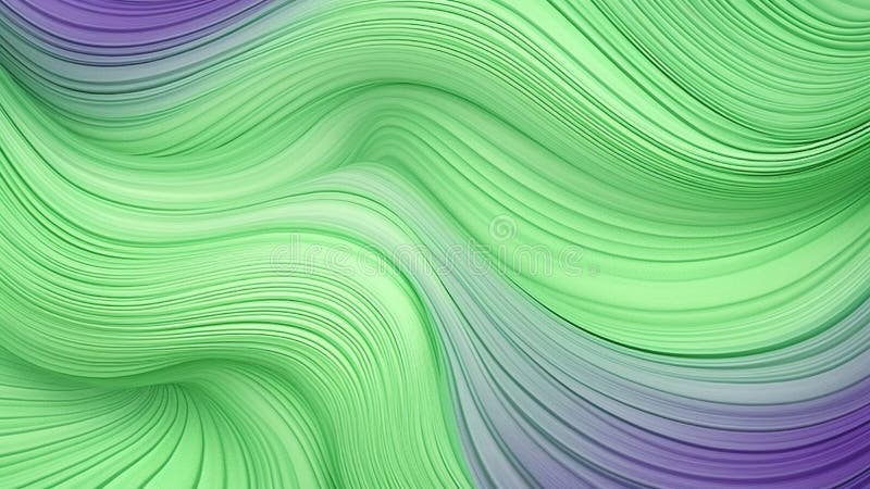 Violet and Lime Green Abstract Pattern Mesmerizing Fractal Waves Stock ...