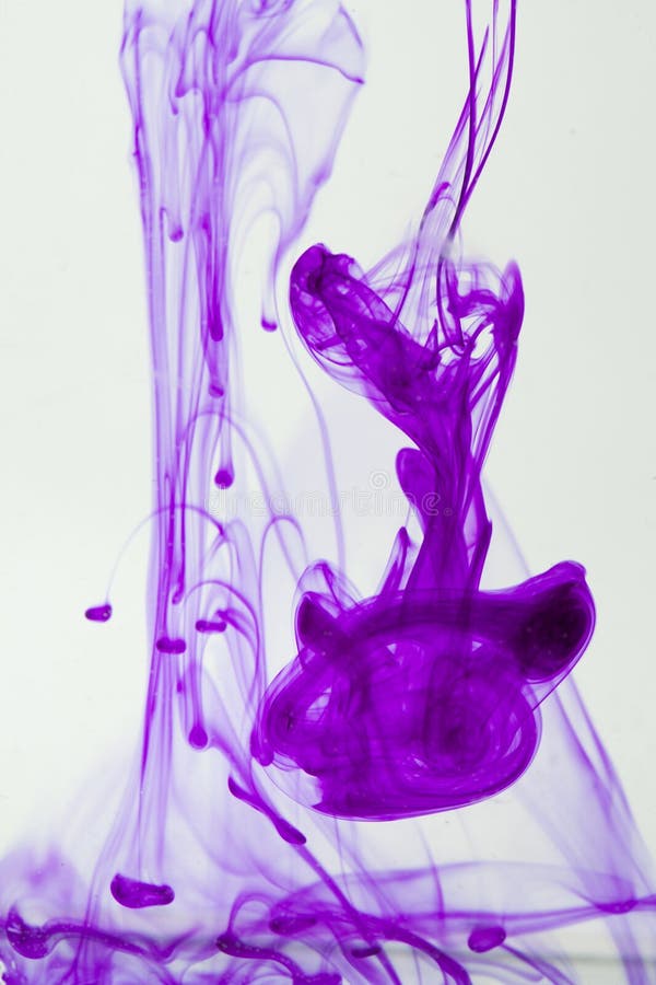 Violet liquid in water stock photo. Image of making, growth - 48801042